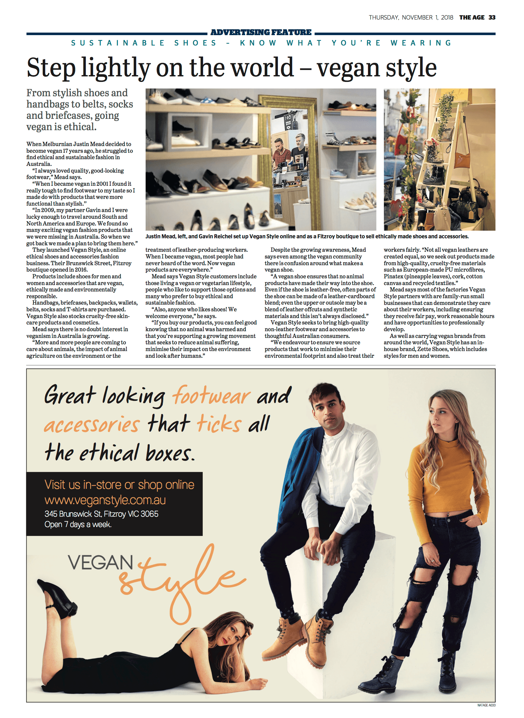 Step lightly on the world – vegan style – Vegan Style