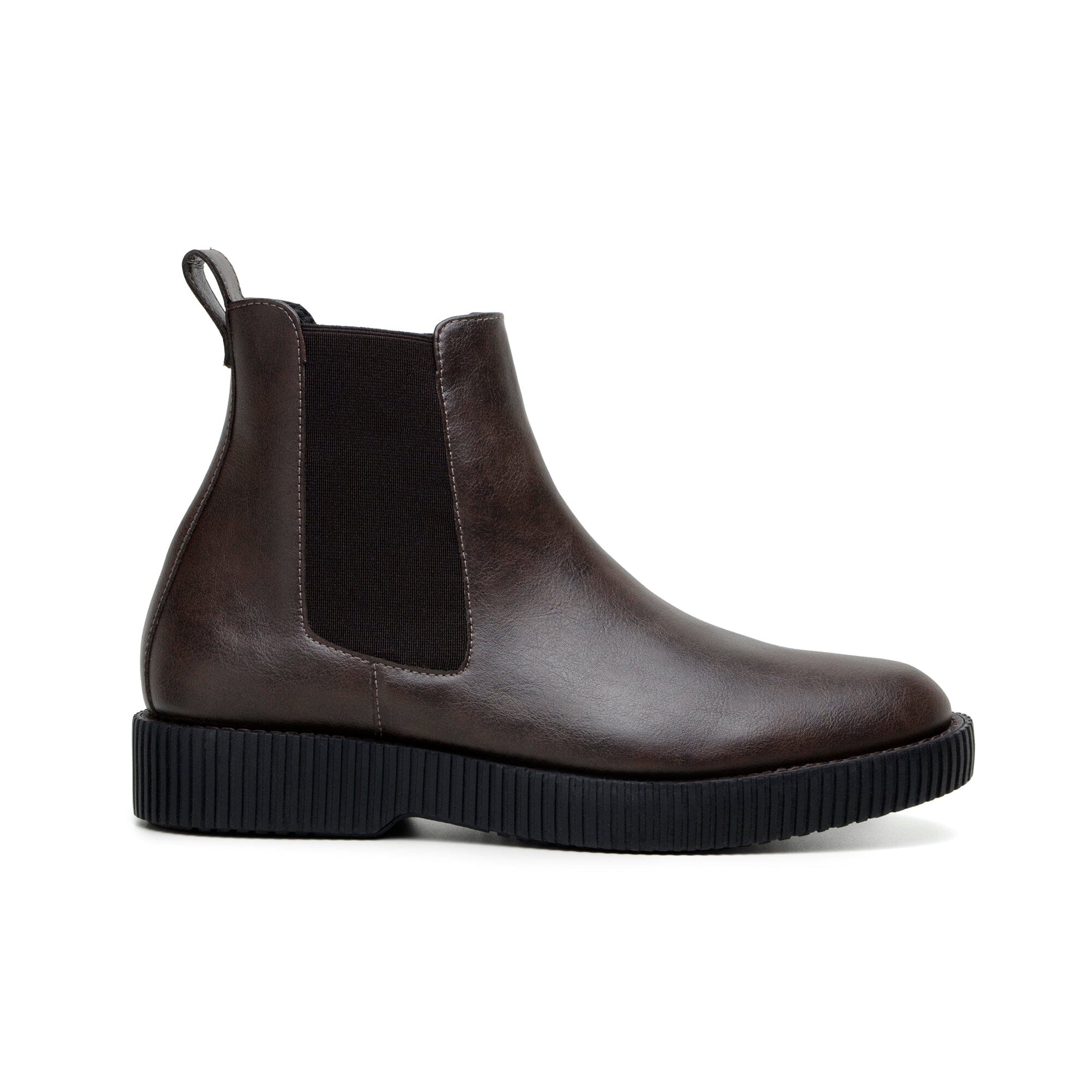 'Rafael' men's creeper sole chelsea boot in vegan leather by Zette Sho ...