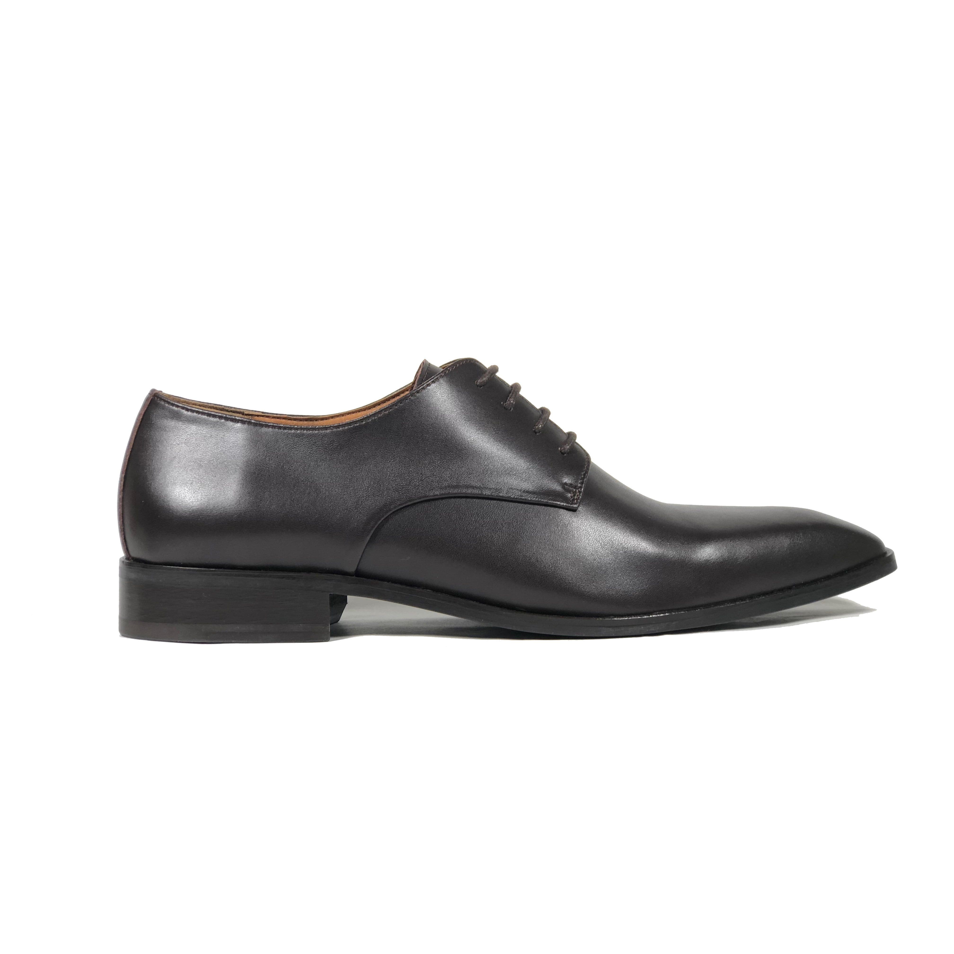 'Remy' Classic Vegan Derby by Zette Shoes - Chocolate Brown – Vegan Style